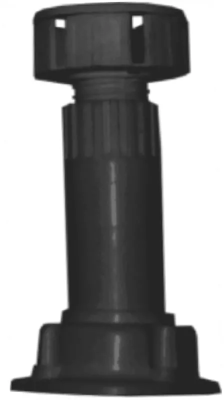 Picior mobila din plastic negru 100 mm 4 buc / set 142402 - cel.ro