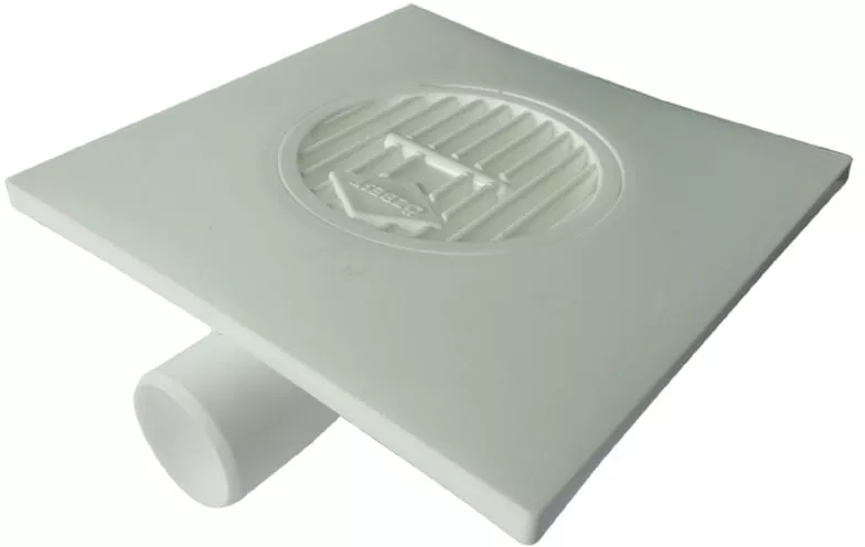 Sifon din plastic pentru pardoseala cu iesire laterala 100 x 100 mm ...