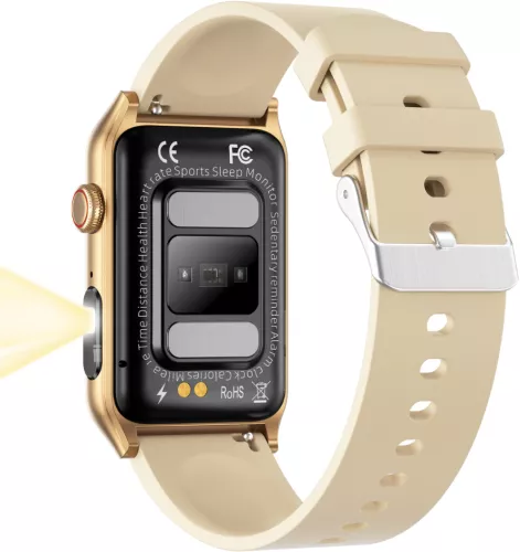 Smartwatch TWINKLER® Dama TK76 ecran 1.57&rdquo HD Apeluri Bluetooth 5.3
