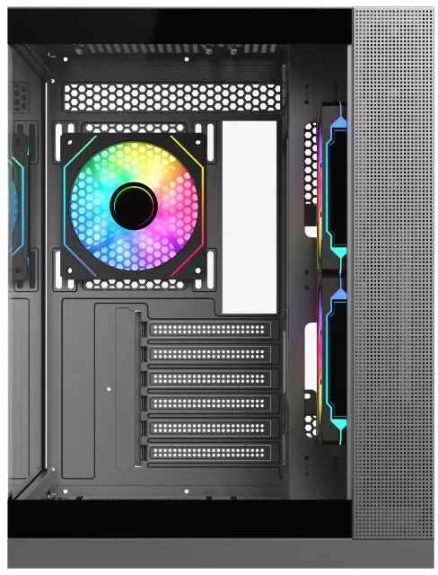 Carcasa Acvariu Gaming Serioux Shadow Middle Tower ATX Fara Sursa Negru