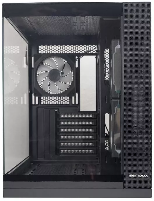 Carcasa Acvariu Gaming Serioux Shadow Middle Tower ATX Fara Sursa Negru