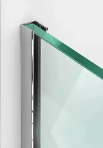Paravan dus walk-in Aqua Roy INOX model Wood incolor 70x195 cm sticla 8 ...