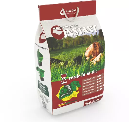 Seminte de Gazon Instant Gazonul 4kg G-10 - cel.ro