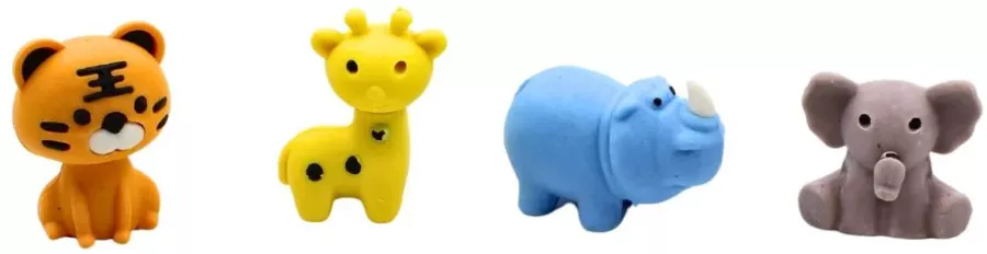 Set radiere colectionabile Erazer Buddies animalute nrfm_95217585 - cel.ro