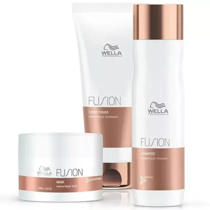 Set WELLA FUSION Sampon 250 ml + Masca 150 ml + Balsam 200 ml SWP008 ...