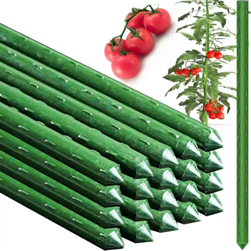 Set 100 araci metalici pentru sustinerea plantelor Zola 60 cm diametru ...