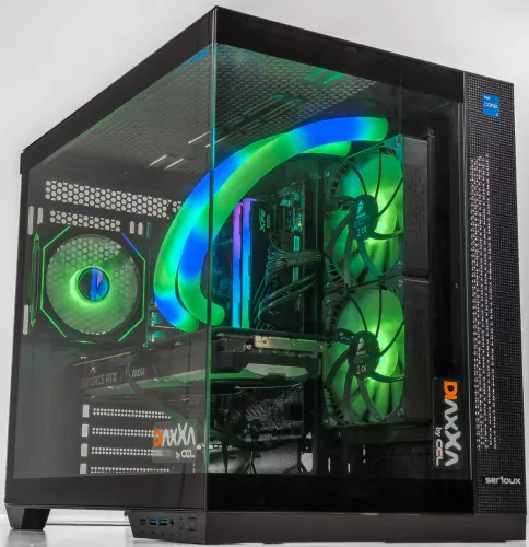 Carcasa Acvariu Gaming Serioux Shadow Middle Tower ATX Fara Sursa Negru