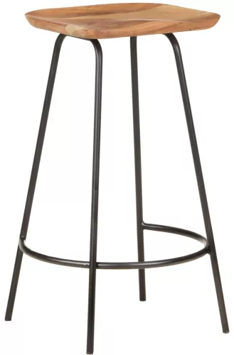 Taburete De Bar 4 Buc. Lemn Masiv De Acacia 8720286200988 - cel.ro