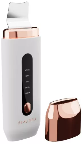 Aparat de curatare faciala cu ultrasunete Beautifly B-Scrub PRO alb ...