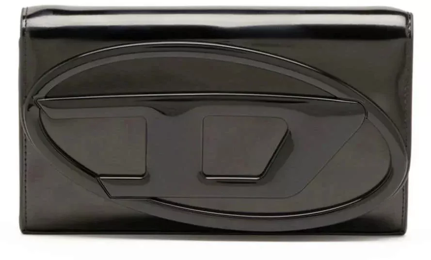 Geanta dama Diesel maxilog monocromatic Negru 19.5 x 11.5 x 4.5 cm - cel.ro