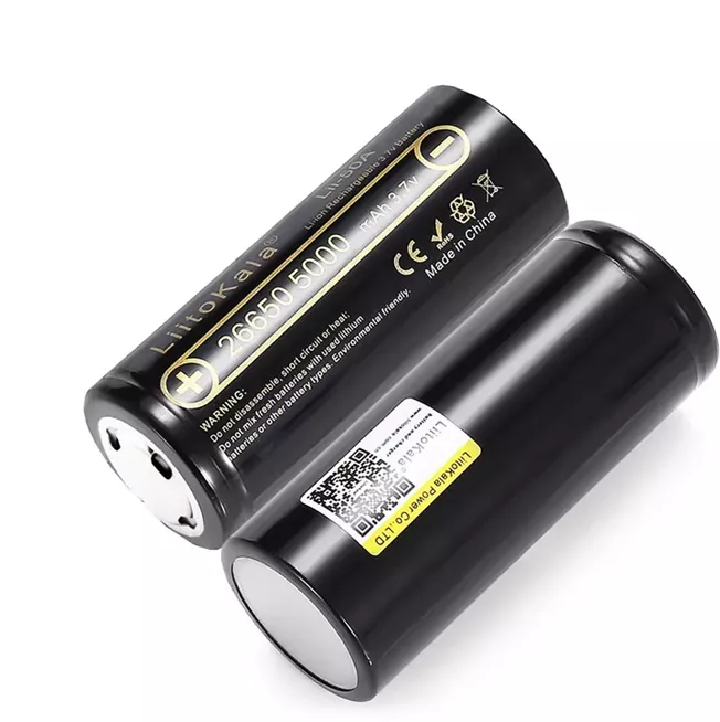 Pachet 2 Acumulator / Baterie reincarcabila LiitoKala Lii-50A 3.7V 26650