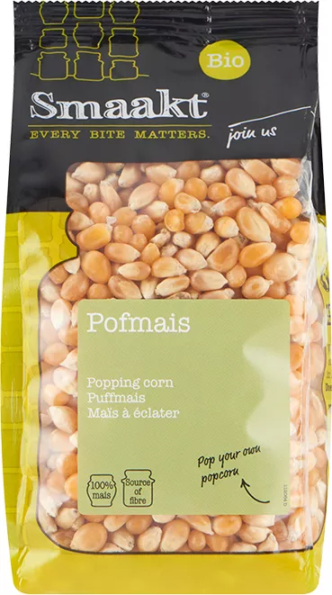 Porumb pentru popcorn bio 400G Smaakt NAT8718546999376 - cel.ro