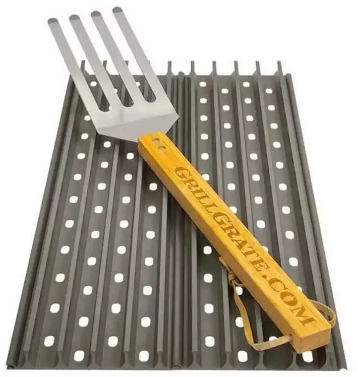 Set 2 grile pentru gratar de 44 x 13 cm si spatula GrillGrate WGG17 ...