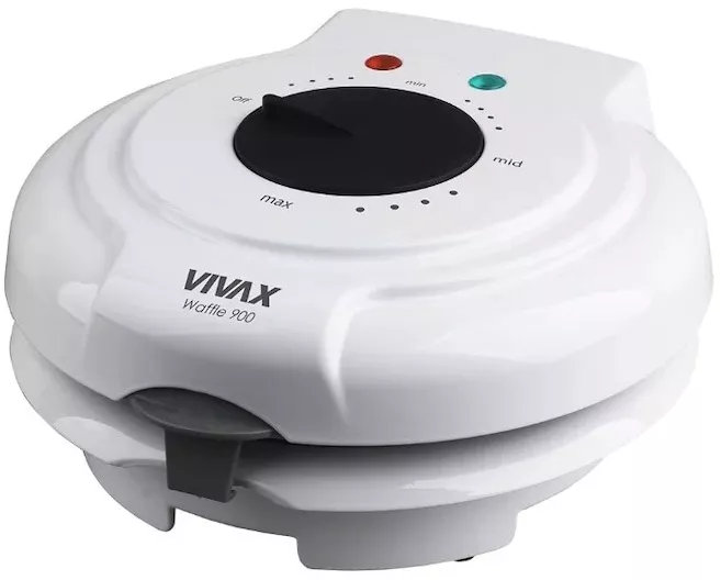 Aparat de facut vaffle / gofre Vivax WM-900WH 900W 5 forme termostat indicator - cel.ro