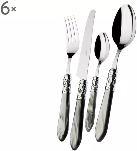 Set 24 tacamuri Casa Bugatti - Aladdin Gri saus_849839524 - cel.ro