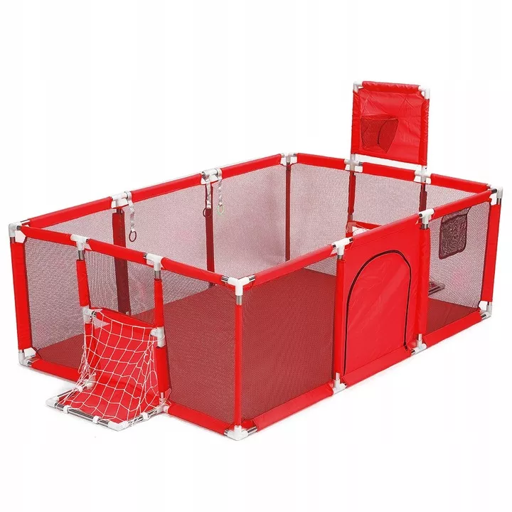 Tarc/loc de joaca pentru copii Zola cos de baschet 2 porti de fotbal ...