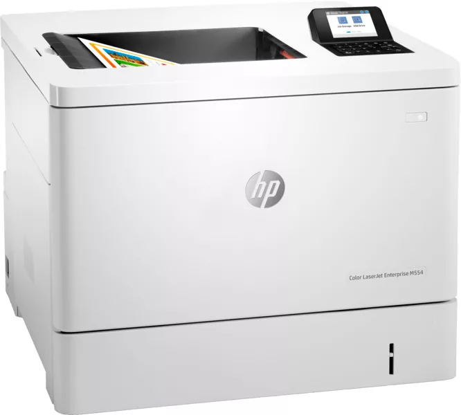 Imprimanta laser color HP M554DN A4 ADF Duplex Alb 7ZU81A