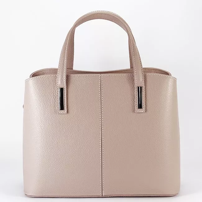 Geanta mare roz deschis din piele naturala 8922 130 oeqx_468825781 - cel.ro