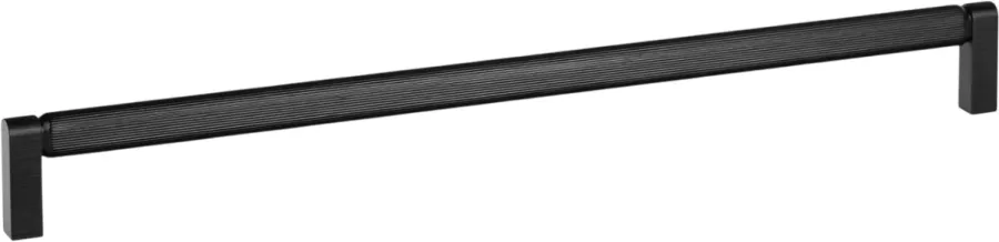 Maner spatial single Brooklyn Big finisaj negru periat L 1074 mm max ...