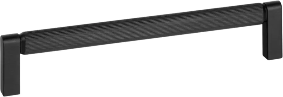 Maner spatial single Brooklyn Big finisaj negru periat L 466 mm max ...