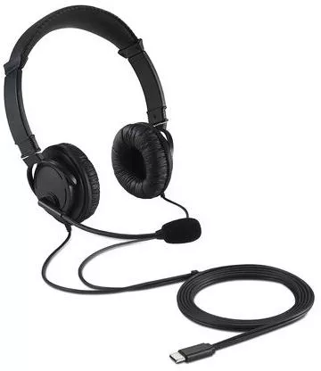Casti cu microfon Kensington Hi-Fi USB-C Black
