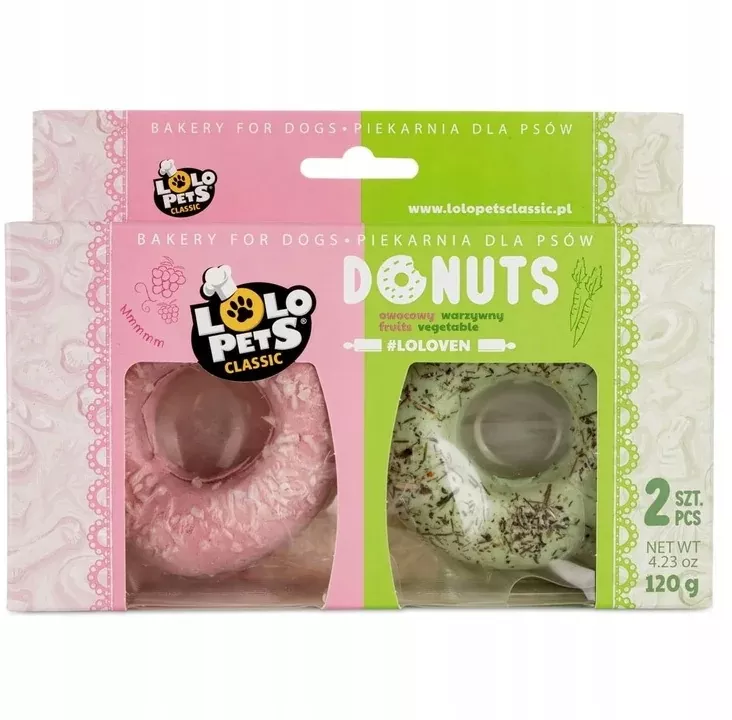 Set 2 recompense pentru caini dulciuri model gogosi cu fructe si legume ...