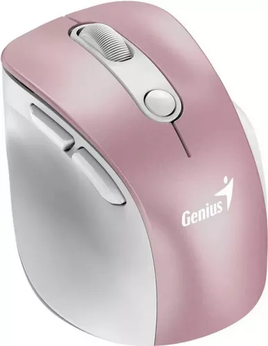 Mouse Optic Genius Ergo 9000S Pro USB Wireless/Bluetooth White-Pink ...