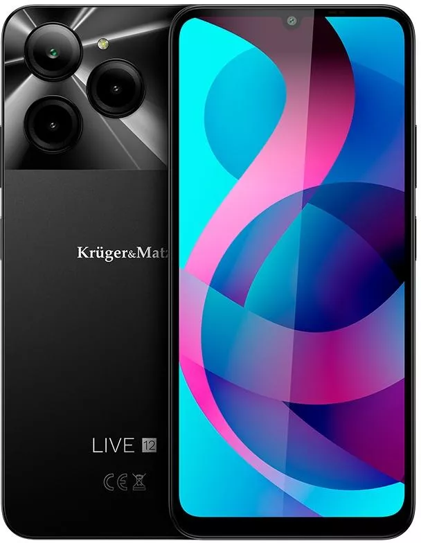 Telefon KrugerMatz Live 12 Procesor Unisoc T606 Octa-Core Ecran IPS 6.74