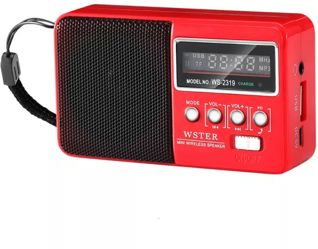 Boxa Wireless cu Radio FM si Afisaj Led Portabil Bluetooth USB Micro SD ...