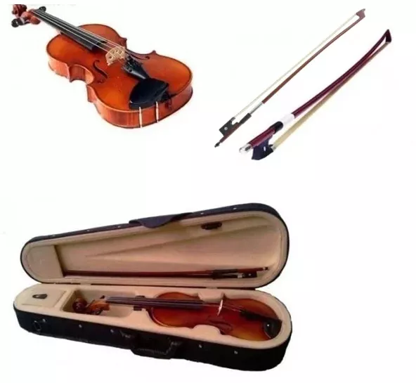 Vioara clasica din lemn 1/4 toc inclus + arcus 1/4 extra wru2_855573536 ...