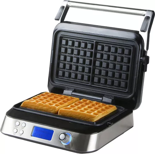 Aparat de vafe si gofre DOMO Waffle Genius gri ywft_849841757 - cel.ro