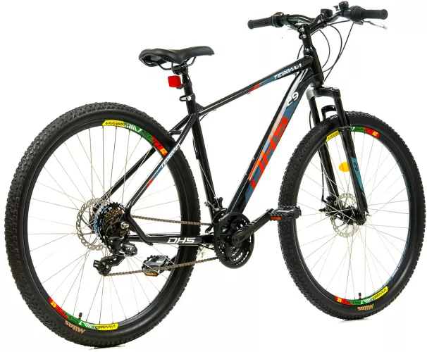 Bicicleta Mtb Dhs 2905 - 29 inch M Negru/Rosu 2NG29005AJO2DV - cel.ro