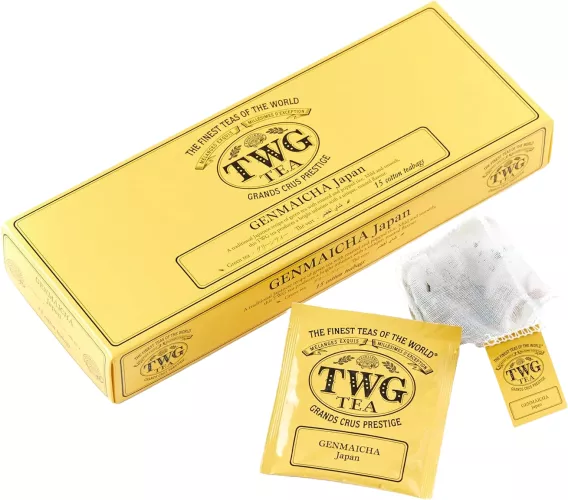 Ceai premium 15 plicuri TWG Tea Genmaicha Japan Tea 37.5 g kmmq_849841322 - cel.ro