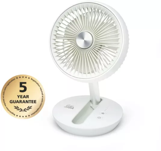 Ventilator camera vertical cu picior Solis Charge&Go 5 W alb a8ry_849840239
