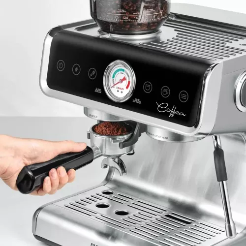 Espressor profesional manual cu rasnita de cafea Polti Coffea G50S ...