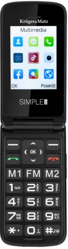 Telefon seniori cu clapeta Kruger Matz Simple 931 Buton SOS km0931