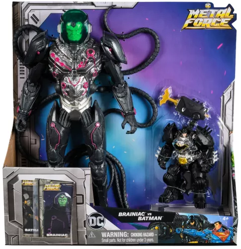 Dc Metal Force Set Figurine De Actiune Brainiac Vs Batman yaa2 ...