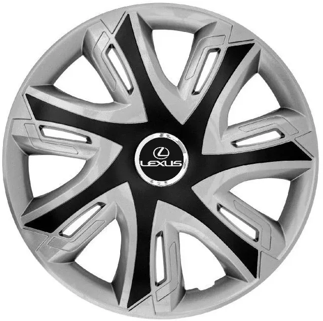 Set 4 capace roti Supernova Silvear and Black R15 pentru gama auto ...