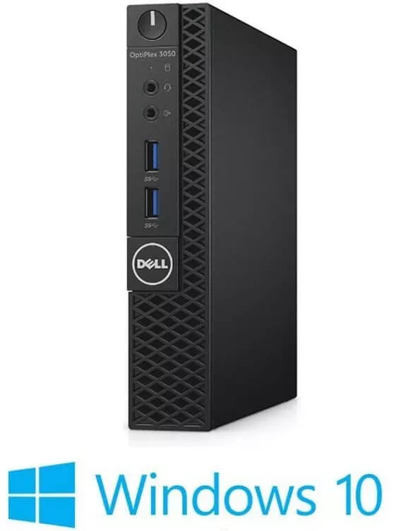 Mini PC Dell OptiPlex 3050 Intel Quad Core i5-7400T 8GB DDR4 SSD Win 10 ...