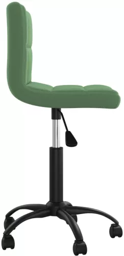 Scaun De Bucatarie Pivotant Verde Inchis Catifea 8720286741276 - cel.ro