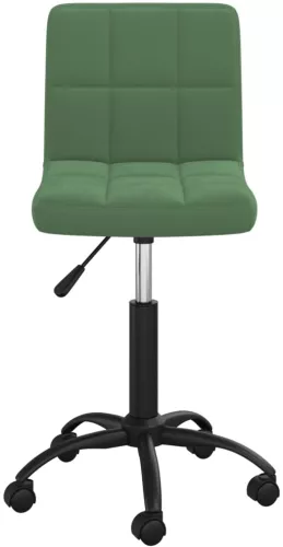 Scaun De Bucatarie Pivotant Verde Inchis Catifea 8720286741276 - cel.ro