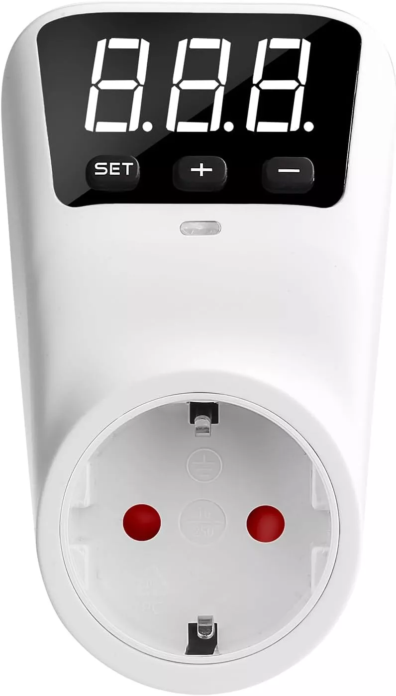 Stecher schuko cu protectie la joasa si inalta tensiune 230V 16A Ecran ...