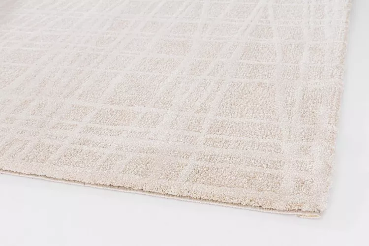 Covor textil bej crem Tania 200x290x1.2 cm 0601633 - cel.ro