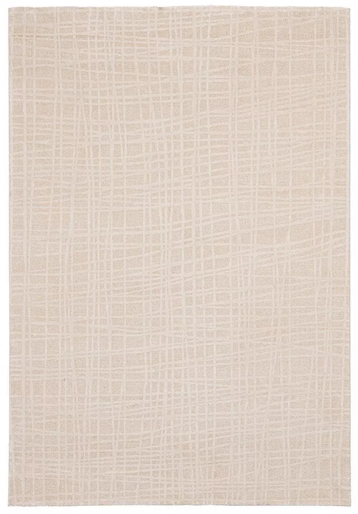 Covor textil bej crem Tania 200x290x1.2 cm 0601633 - cel.ro