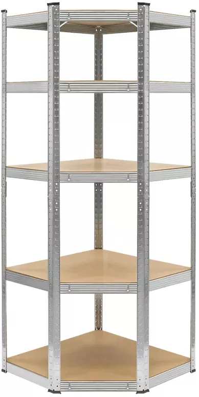 Raft Metalic de Colt cu 5 Polite Rebel RB-1254 - cel.ro