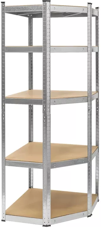 Raft Metalic de Colt cu 5 Polite Rebel RB-1254 - cel.ro