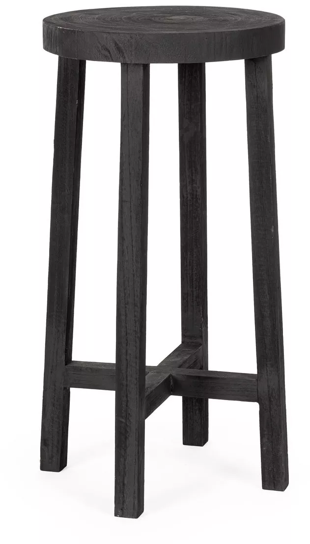 Set 2 masute lemn negru Yako 40x80 cm 0742994 - cel.ro