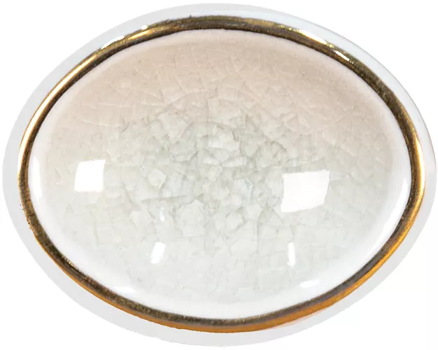 Set 4 butoni mobilier alb auriu 4x4x7 cm 65052 - cel.ro