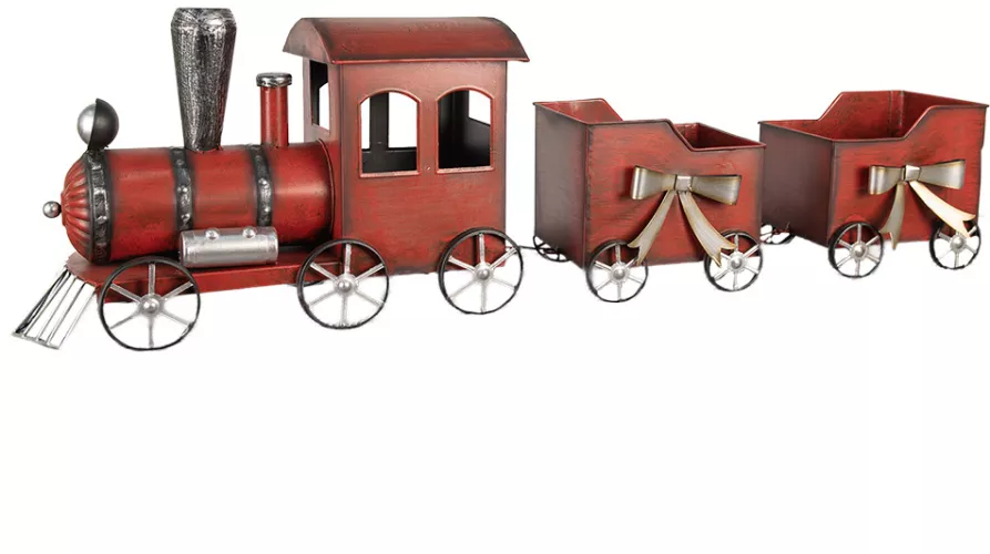 Trenulet decorativ metal 94x18x28 cm 6Y5632 - cel.ro