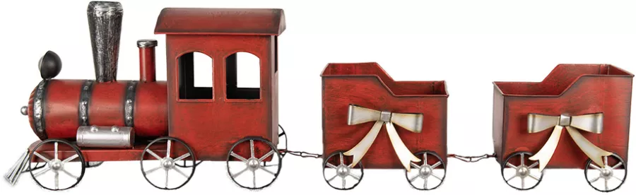 Trenulet decorativ metal 94x18x28 cm 6Y5632 - cel.ro